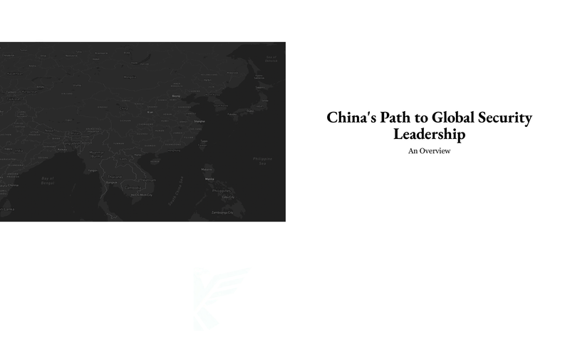Perspective: China's Path to Global Security Leadership - The Global ...